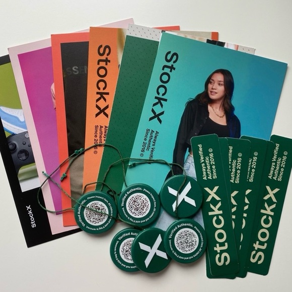 StockX | Accessories | 3 Sets Authentic Uncut Stockx Tags Stickers ...